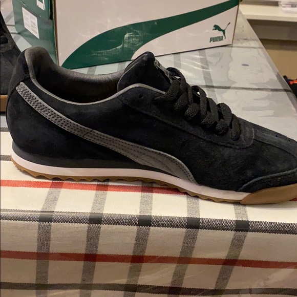 Puma | Shoes | Puma Mens Roma Blackgrey | Poshmark